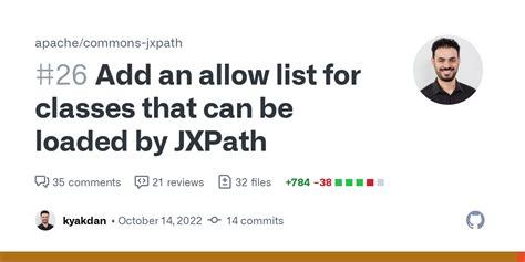 Add An Allow List For Classes That Can Be Loaded By JXPath By Kyakdan