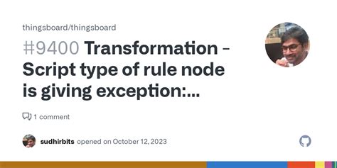 Transformation Script Type Of Rule Node Is Giving Exception