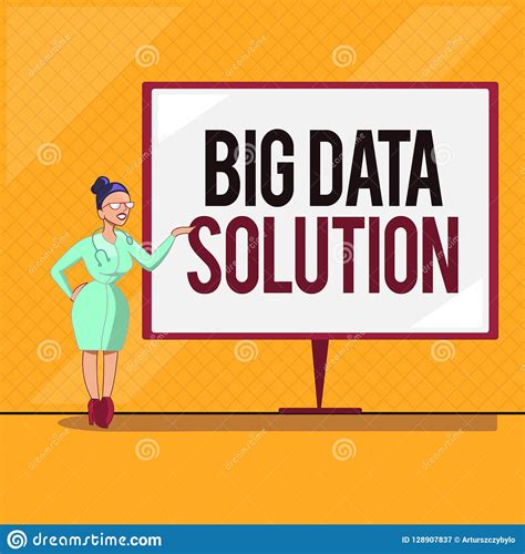Handwriting Text Big Data Solution Concept Meaning Extracting Value
