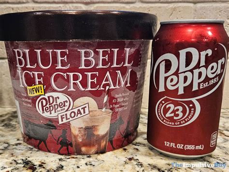 Review Blue Bell Dr Pepper Float Ice Cream The Impulsive Buy