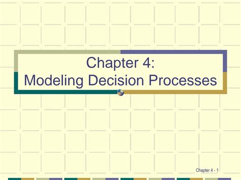 Solution Lec 4 Modeling Decision Processes Studypool