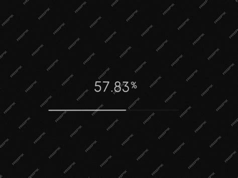Premium Photo Loading Bar Processing Set Of Percentage Loading Bar