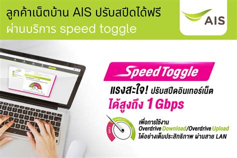 ติดตั้งเน็ตบ้าน Ais ปรับความเร็วเน็ตอย่างไร
