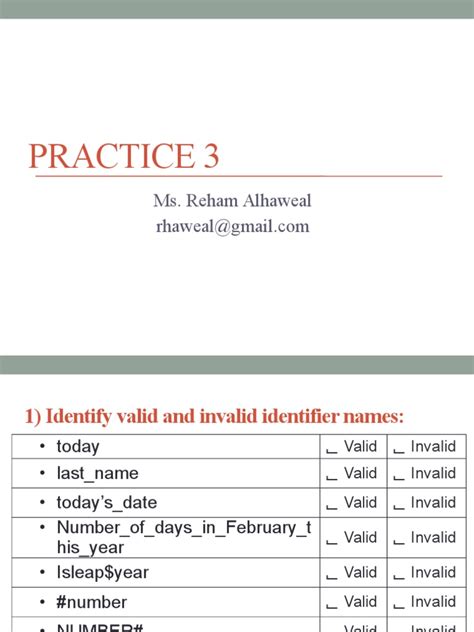 practice 03 pdf pl sql computer programming