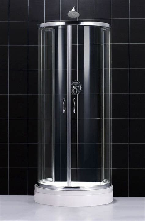 Advantage D Shaped Shower Enclosure With Handles 1050mm X 925mm 6mm