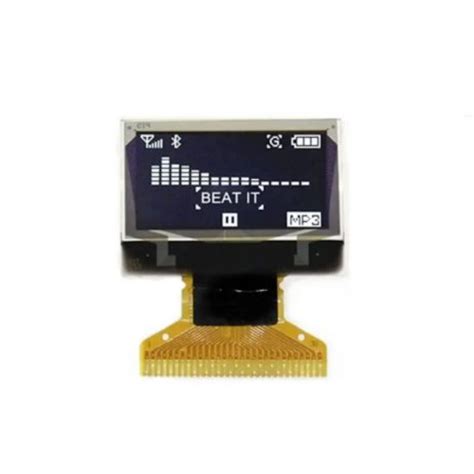 096 Inch Monochrome Oled Display Panel White Buy Online At Low Price