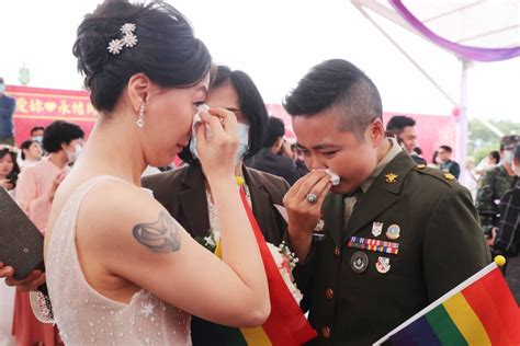 陸軍聯合婚禮 兩對同婚新人參與 芋傳媒 Taronews