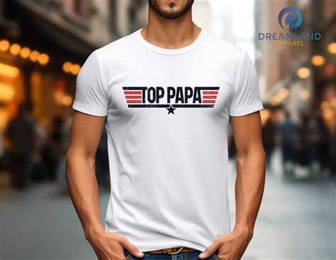 Top Papa T Shirt Fathers Day Papa Shirt Papa Life Shirt Cool Dad