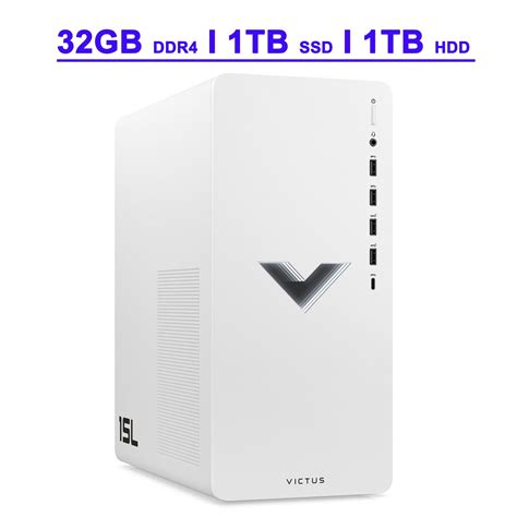 HP Victus 15L Premium Gaming Desktop Computer 12th Generation Intel 12 ...