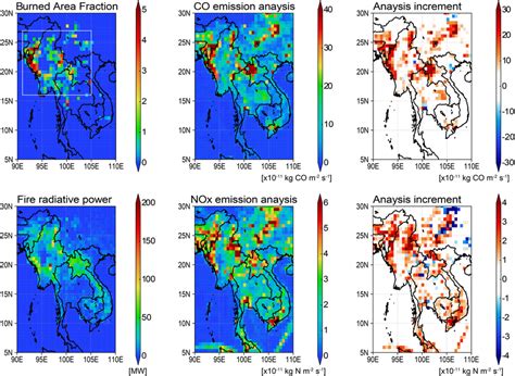 Regional Distribution Of Burned Area Fraction Baf Fire Radiative Download Scientific Diagram