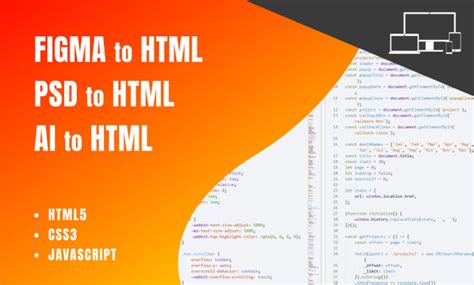 Convert Your Figma Psd Design To The Html Css Js Files By