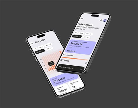 Mobile App — Crm Sales Dashboard Behance