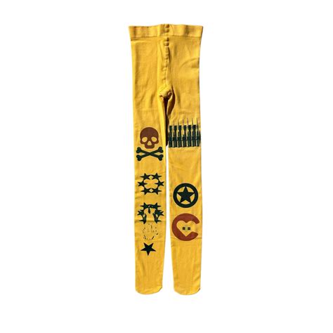 Yellow Sacred Skin Tights Ap0cene