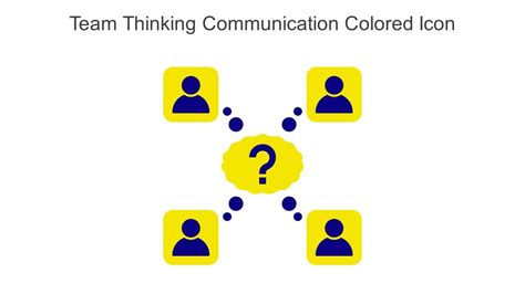 Team Thinking Communication Colored Icon In Powerpoint Pptx Png And Editable Eps Format Ppt