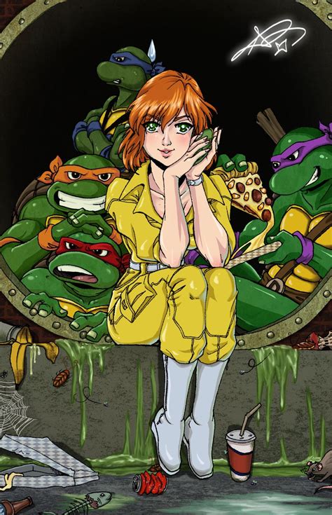 Tmnt April By Roryalice On Deviantart Tmnt Ninja Turtles Art