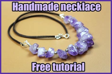 Diy Necklace Making Crafts Diy Jewelry