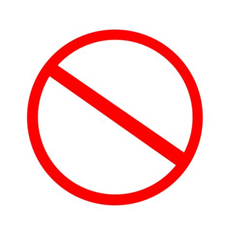 Download No Prohibited Forbidden Royalty Free Stock Illustration