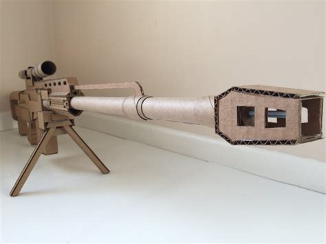 Fully Functioning Cardboard As 50 Rifle 26 Steps Instructables
