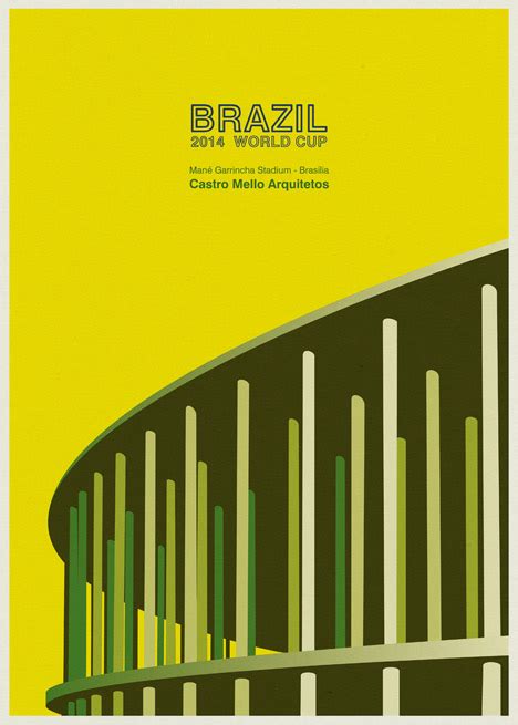 André Chiote Illustrates Brazils World Cup Stadiums