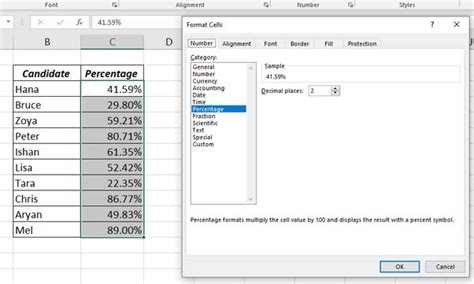 How To Add Percentage Sign In Excel Without Multiplying 100 Click The