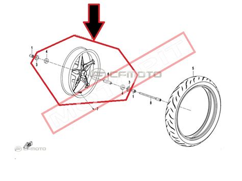 Nk 250 E4 Tekerlek Aks Jant Motopit Motosiklet