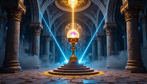 Free Sacred Glowing Chalice Image Chalice Temple Mystical