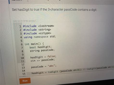 answered set hasdigit to true if the 3 character… bartleby