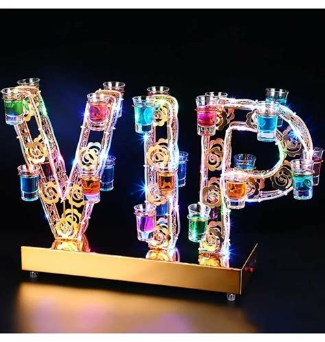 Vendos 와인 랙홀더 디스플레이 Led 선반 유리 수납 티몬