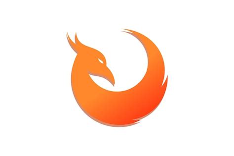 Conception Dun élément Doiseau Phénix Avec Un Concept Simple