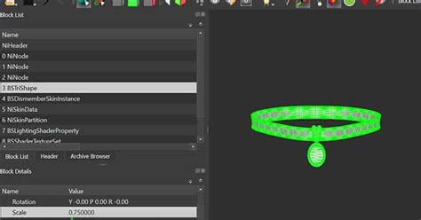 Help Resizing A Mesh In Nifscope Skyrimmods