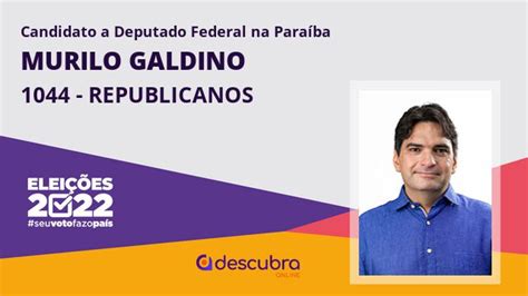 Murilo Galdino Do Republicanos é Eleito Deputado Federal Da Paraíba Nas