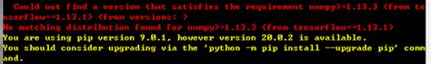 网站下载tensorflow包后手动使用pip安装方法及问题汇总（适用于anaconda—environments—not Installed