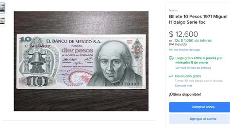 Tres Billetes De Los Primeros En Fabricarse En México Superan Juntos