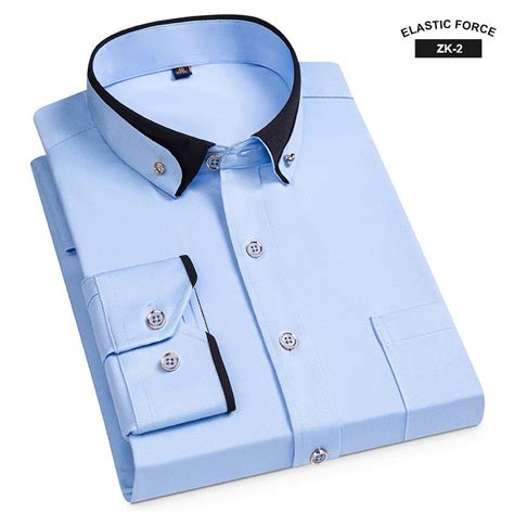 Мужская рубашка из хлопка | AliExpress