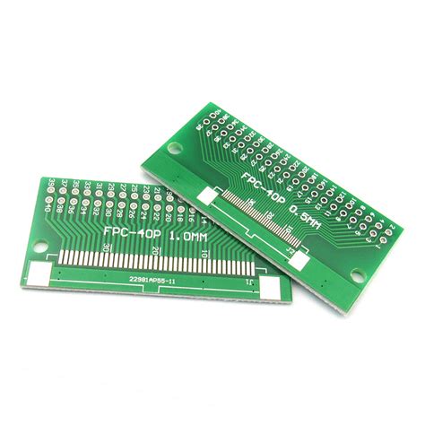 Fpc 40p转接板 Ffc转2 54直插tft 1mm 0 5mm间距双面转换板pcb 虎窝淘