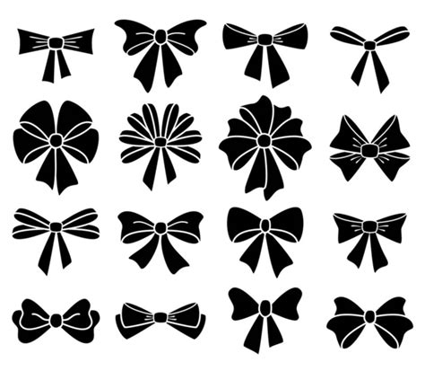 Set Of Bow Stock Vector Image By ©pimonova 9106396