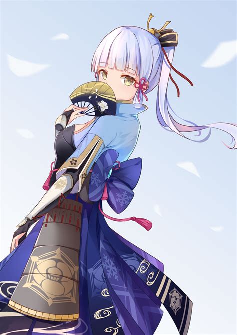 Kamisato Ayaka Genshin Impact Drawn By Bantian Yindang Danbooru