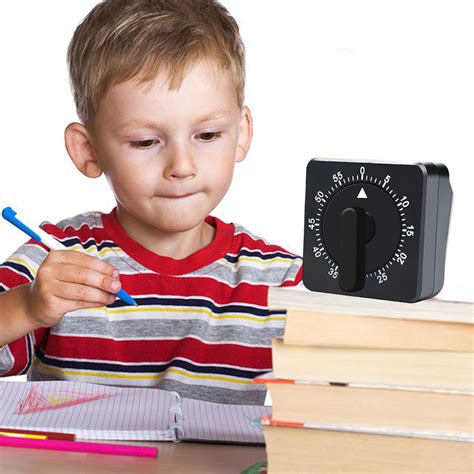 Timer De Cozinha Mecânico Quadrado 60 Minutos Portátil Carrefour