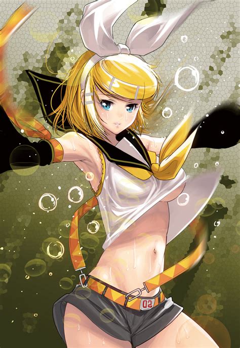 Kagamine Rin Vocaloid Drawn By Masao Danbooru