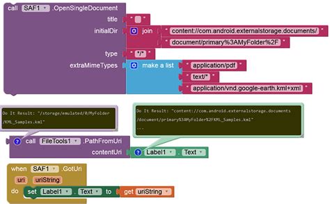 Saf App Inventor Implementation Of Storage Access Framework 348 By