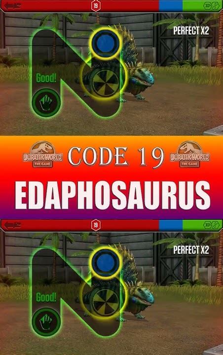 Code 19 Edaphosaurus Level 40 Jurassic World The Game Youtube