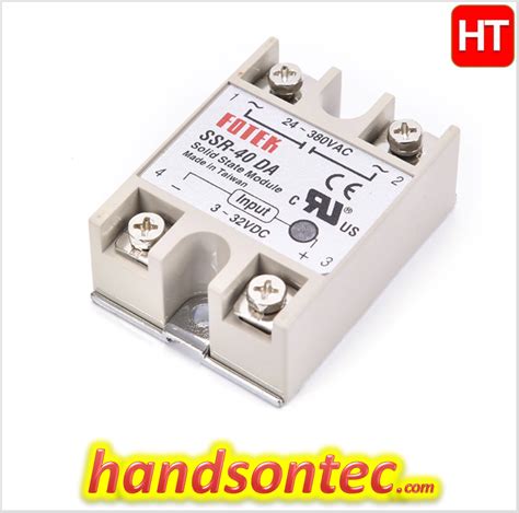 SSR 40DA Solid State Relay 40A 380Vac HandsOn Tech