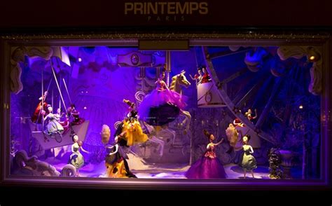 Its Snowing Dior At Printemps Christmas Shop Window Christmas In