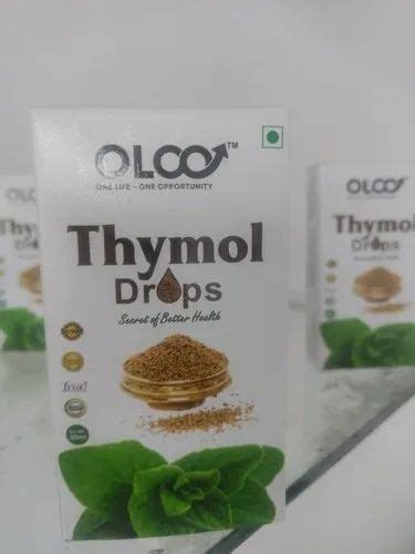 Herbal Thymol Drops Packaging Type Box Packaging Size 1x1 At Rs 349