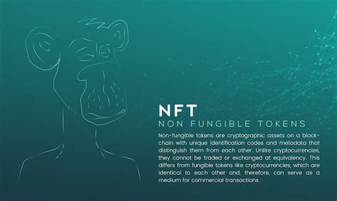 다각형 노드 연결된 점 및 네온 효과가 있는 Nft 원숭이 아이콘 개념 프리미엄 벡터