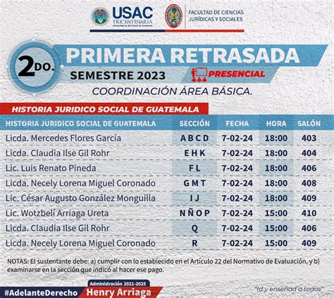 SEGUNDO SEMESTRE 2023 JORNADAS VESPERTINA Y NOCTURNA PRIMERA