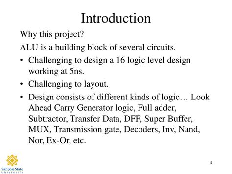 PPT Design Of 4 Bit ALU PowerPoint Presentation Free Download ID 3319200