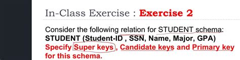 solved in class exercise exercise 2consider the following