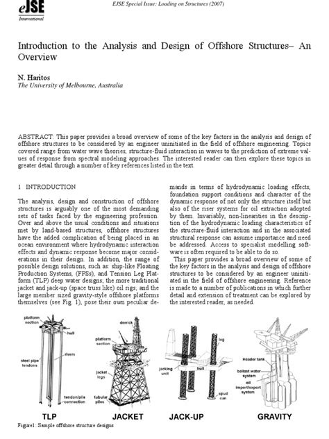 Design Of Offshore Structures Pdf Spectral Density Waves