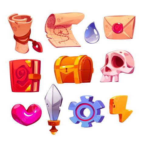 Old Parchment Scroll Vector Hd Png Images Game Icons Cartoon Parchment